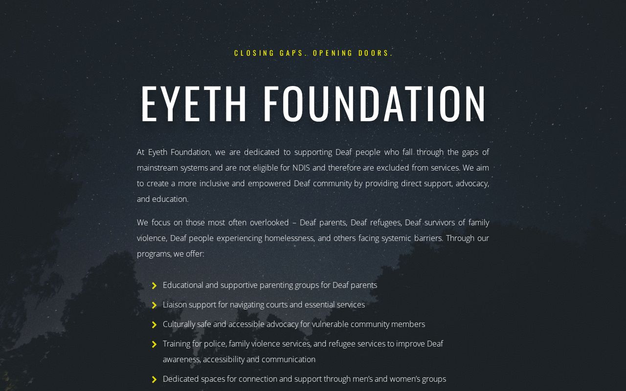 Eyeth Foundation